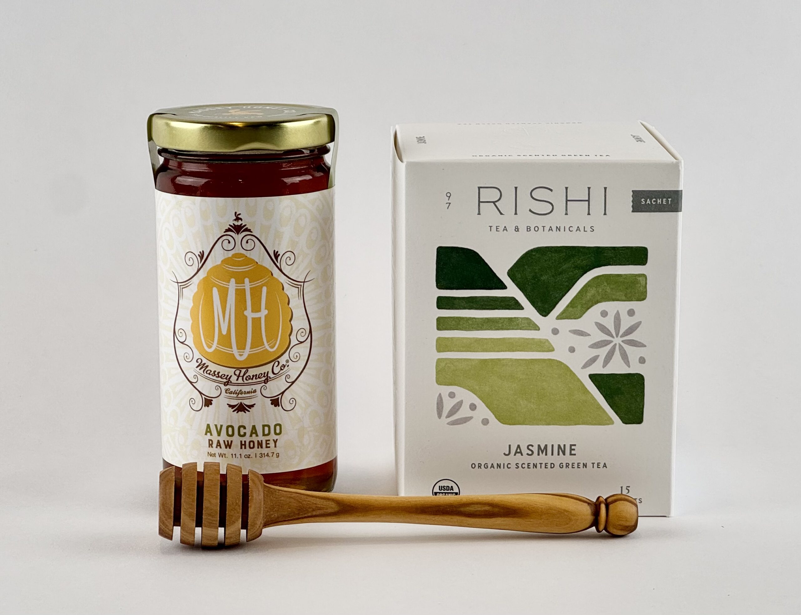 Honey & Tea w/Dipper - Massey Honey Co. | Massey Honey Co.